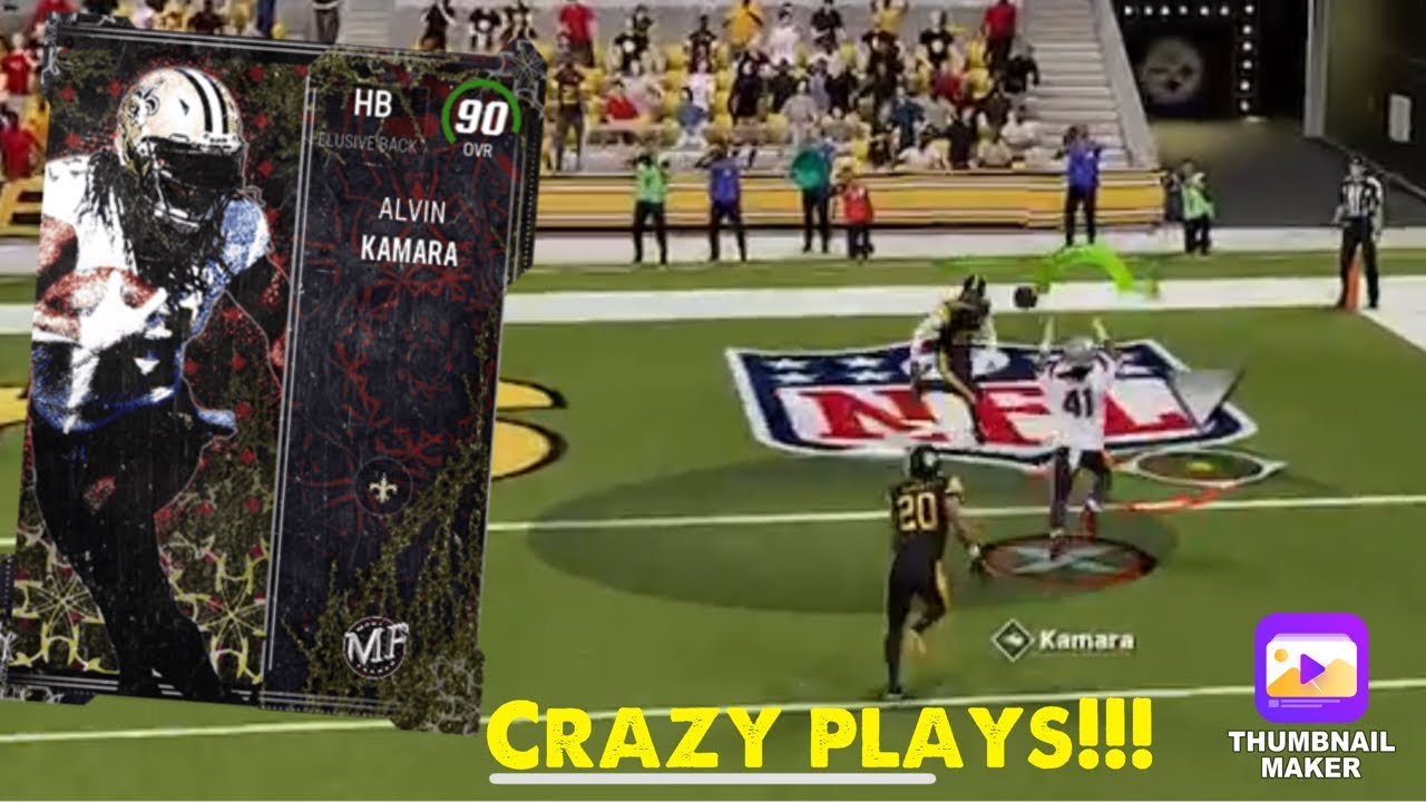 Alvin Kamara does EVERYTHING!! Mossing dudes and crazy ankles!!! Crazy game…. Madden 24 gameplay ...