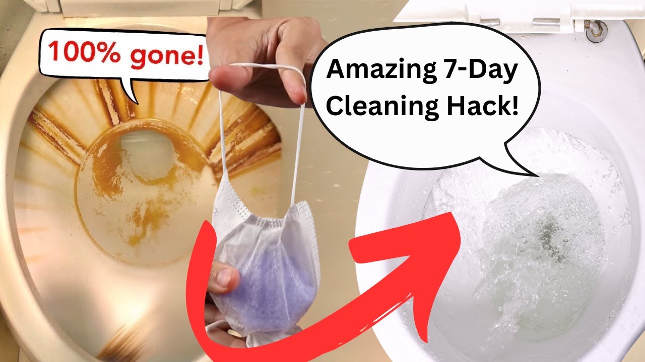 Amazing 7-Day Cleaning Hack! Simple Ingredients for a Spotless Bathroom ...