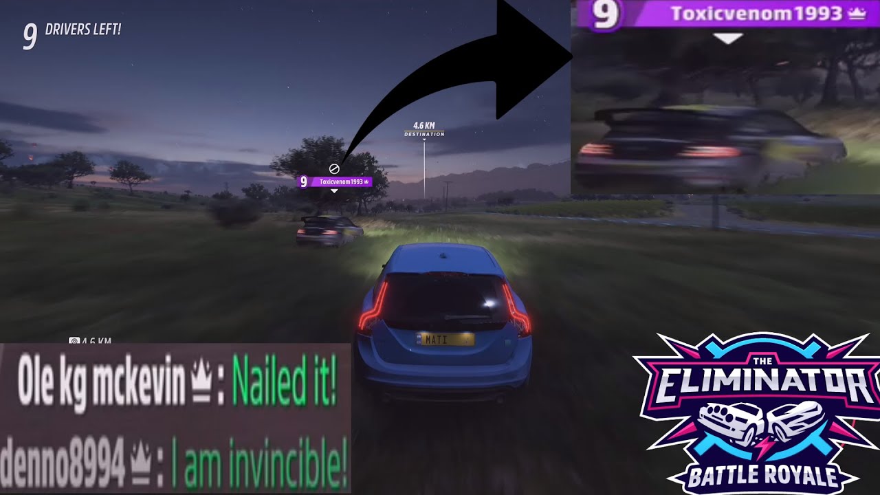 FH5 THE ELIMINATOR - LEVEL 3 VOLVO V60 VS LEVEL 9 VW ANDRETTI BEETLE ...