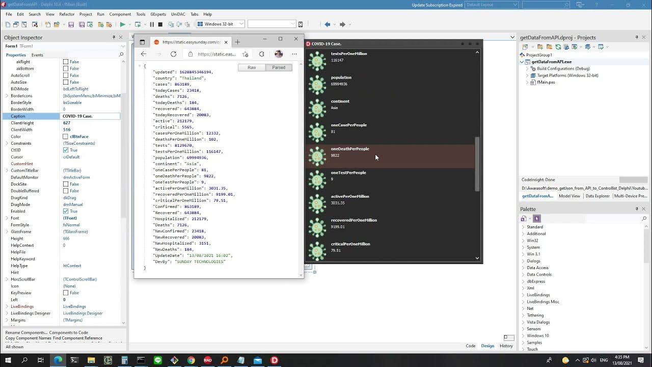 Delphi: How to get data from API - YouTube