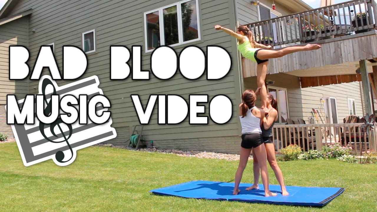 Bad Blood Cheer and Gymnastics Music Video - YouTube