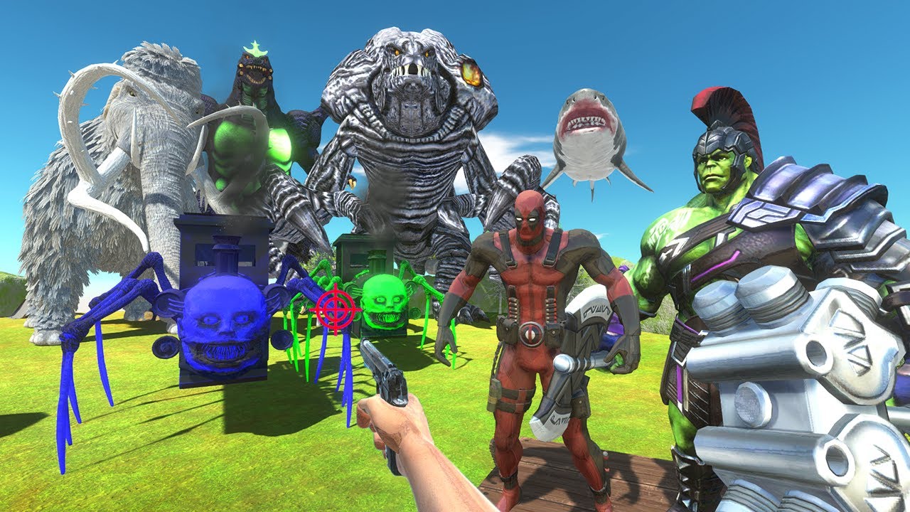 Rescues Hulk,Deadpool in Jurassic Park & Fights Darian Monsterverse ...