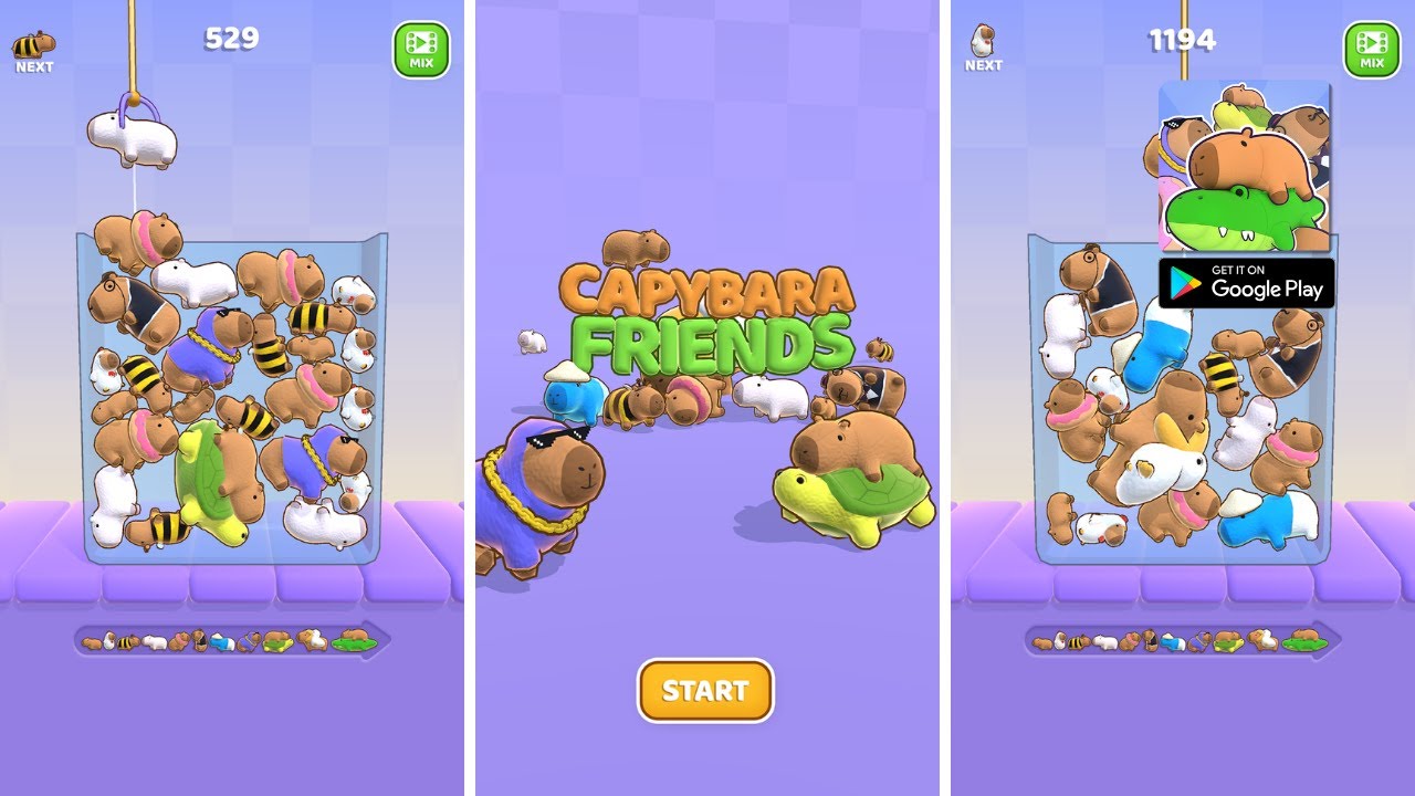 Capybara Friends Gameplay (Android) - YouTube