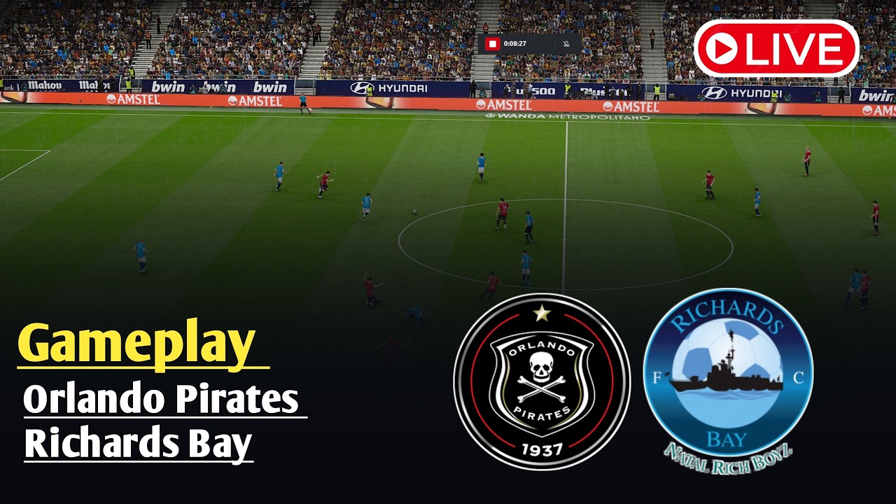 LIVE: Orlando Pirates vs Richards Bay | Betway Premiership 2026 | FL25 ...