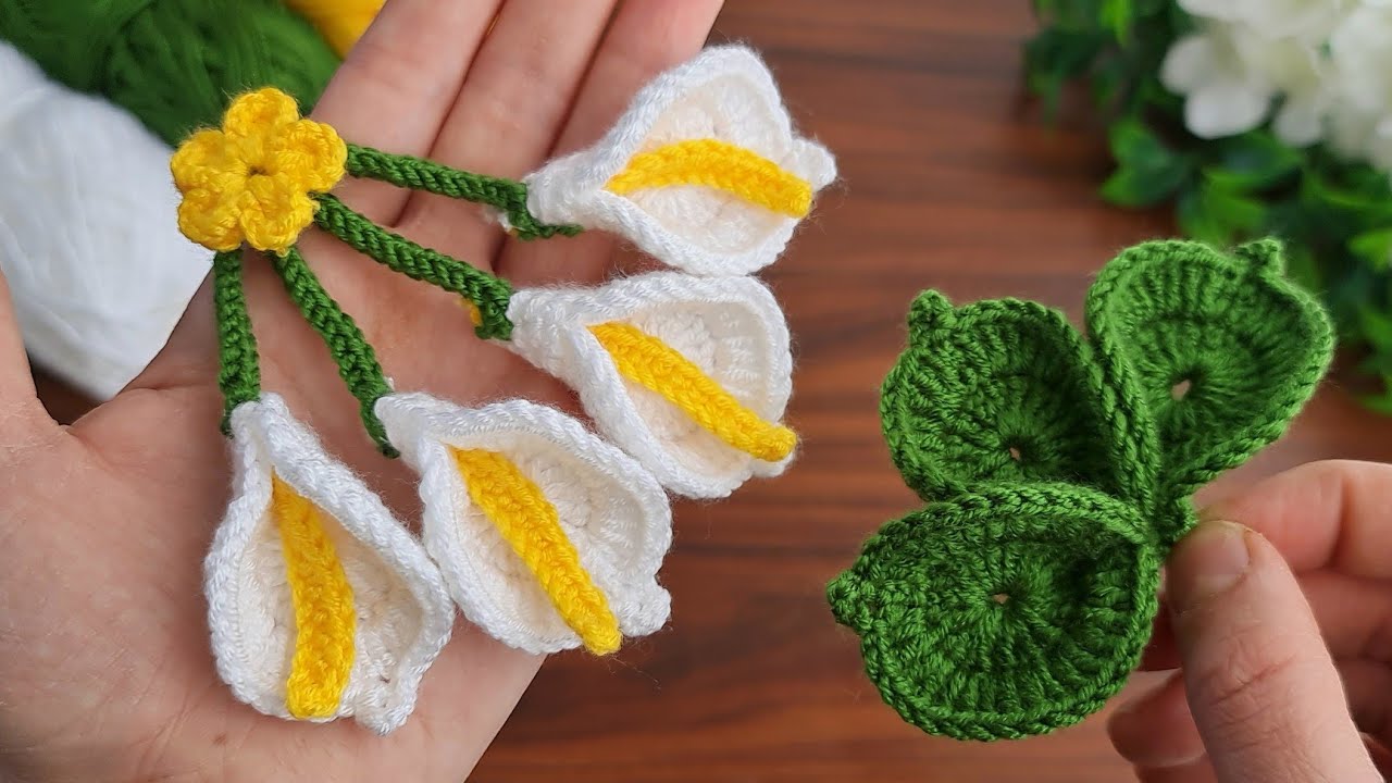 Muy Hermosa How to Crochet Calla Lily Flowers Crochet Flower Bouquet ...