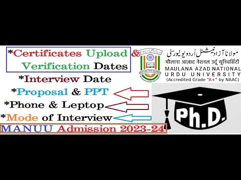PhD Interview Document-Date-Mode ! PhD Synopsis & PPT ! Rules PhD ...
