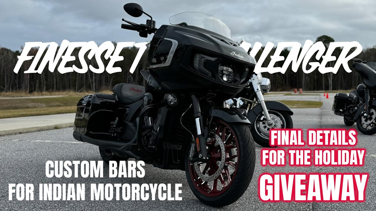 Custom Bars For The Indian Motorcycle Challenger! Also, Final Holiday ...