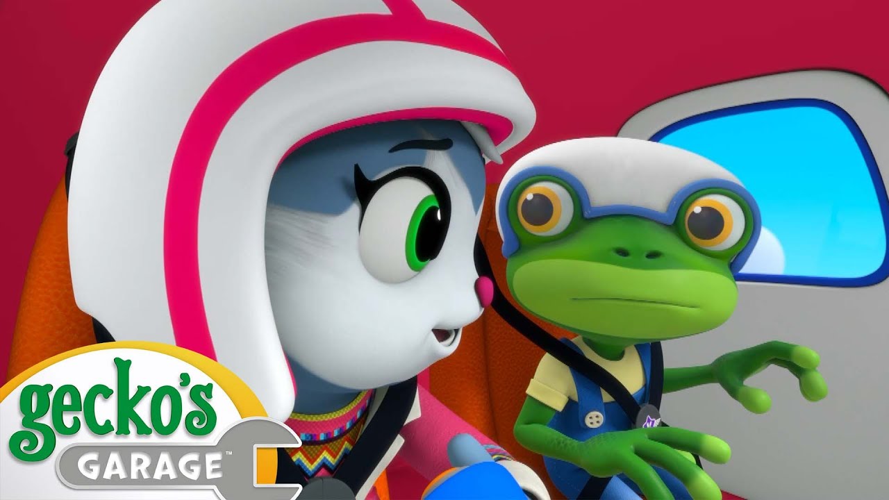 Kat's Rocket Sky Chase | Gecko's Garage | Fun Cartoons for Children ...