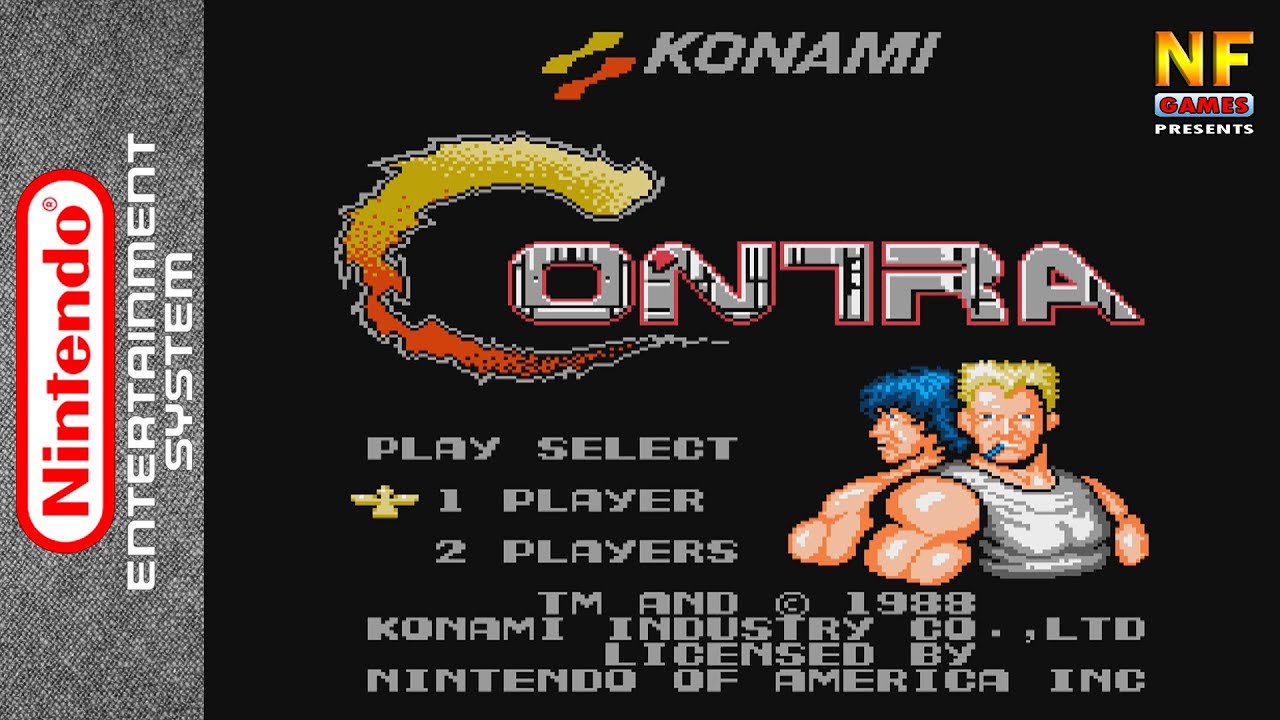 Contra. NES [No Damage Walkthrough] Famicom | Nintendo | Family ...