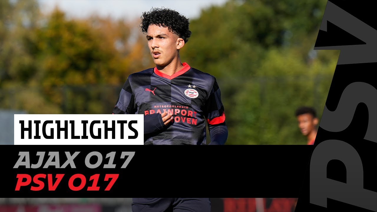 WONDERSCHONE doelpunten in Amsterdam 🤩 - Highlights Ajax O17 - PSV O17 ...