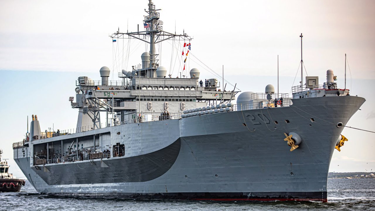 USS Mount Whitney (LCC 20) | The Flagship of the U.S. 6th Fleet - YouTube