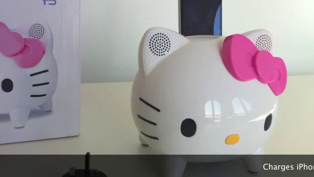 HELLO KITTY iPhone Docking Station - YouTube