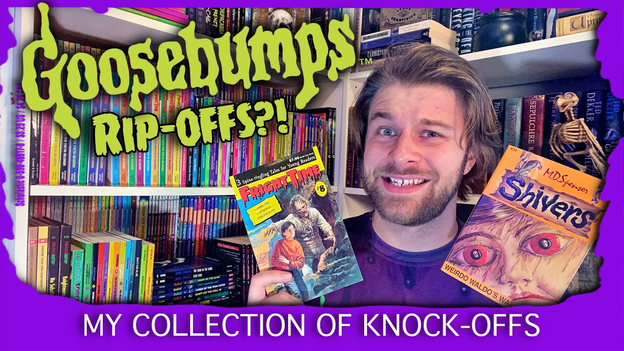 My Collection of GOOSEBUMPS KNOCK-OFFS | Bookshelf Tour (2021) - YouTube