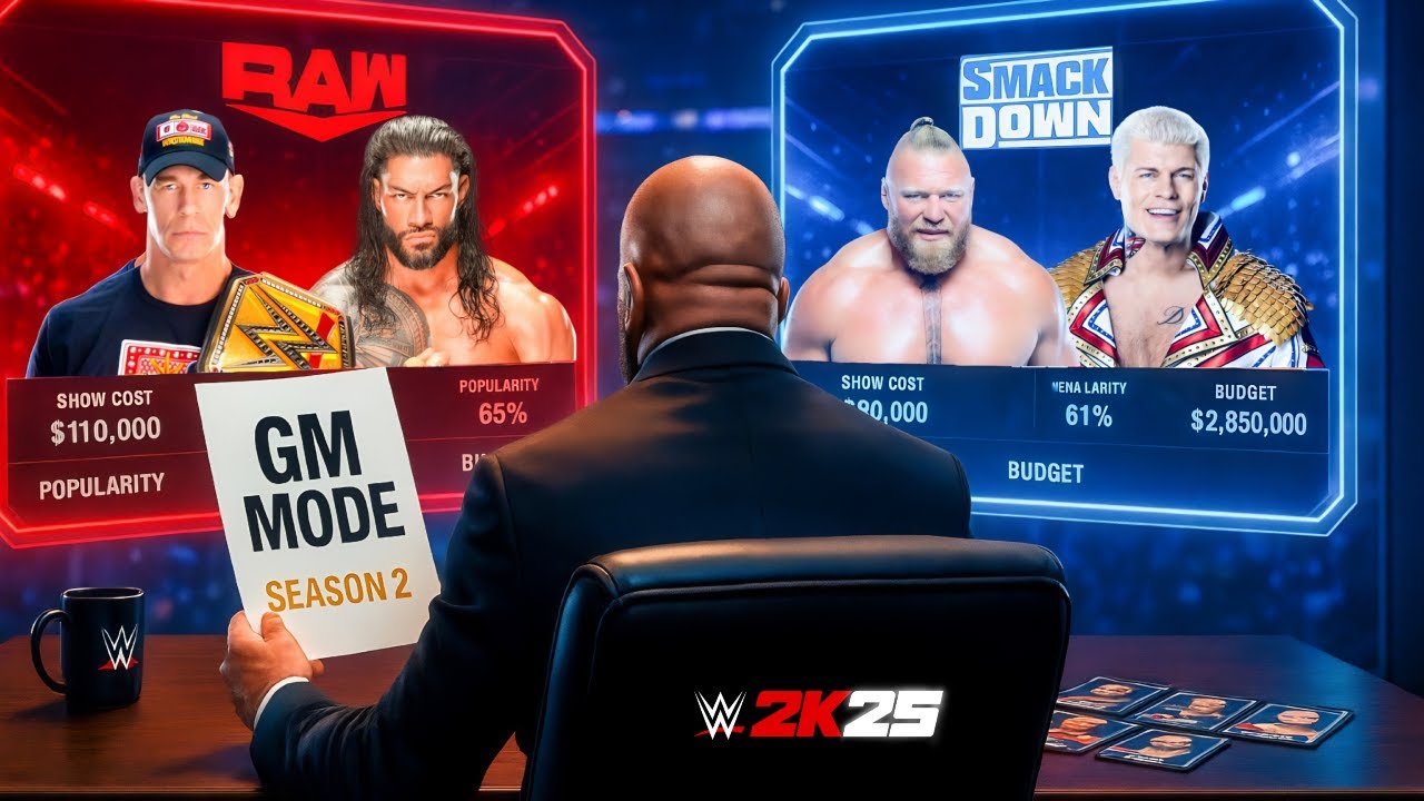 GM Mode Season 2 Just Got Ruthless WWE 2K25 #1 - YouTube