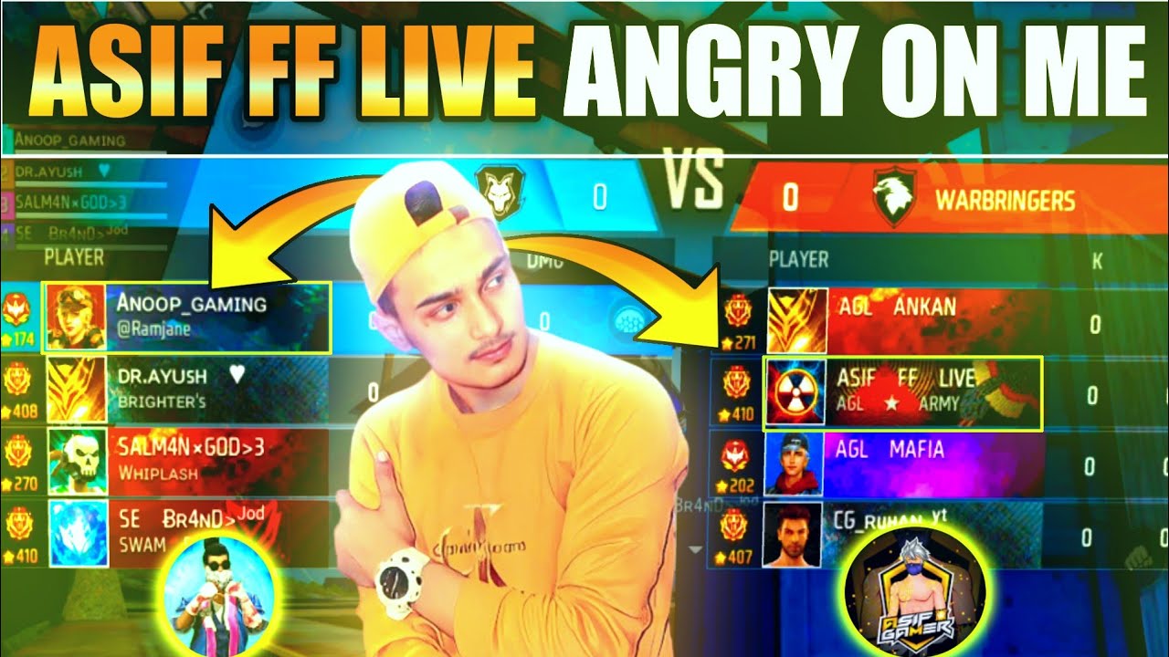 @asifgamerlive07 ANGRY ON ME AFTER 4 - 1 || ALSO ANGRY ON HIS TEAMMATES ...
