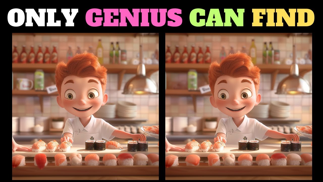 Spot the Difference🔍Little Chefs 9⭐Find the Difference - YouTube