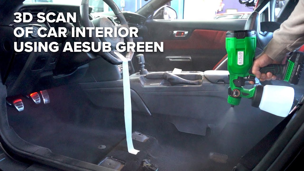 3D Scan of car interior - YouTube