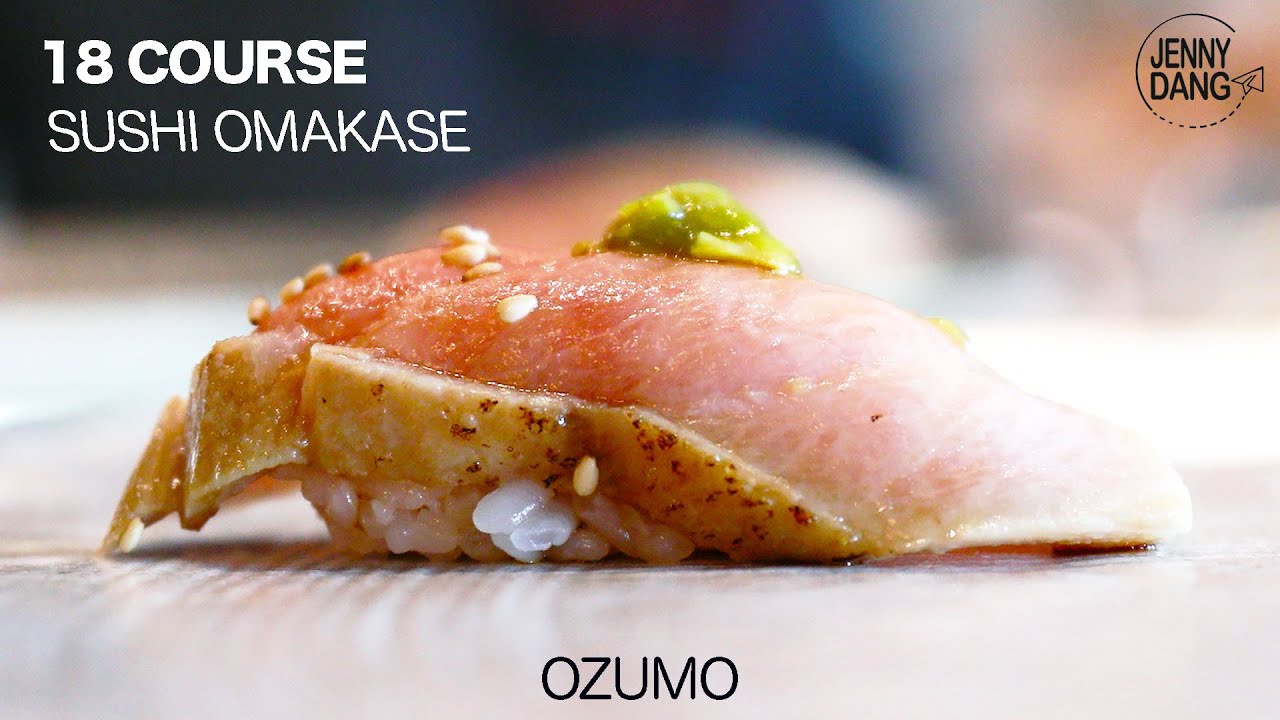 18 Course Sushi Omakase Brings You The Taste of Osaka, Japan! | Ozumo - YouTube
