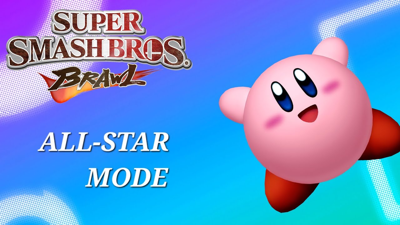Super Smash Bros Brawl All-Star Mode Kirby - YouTube