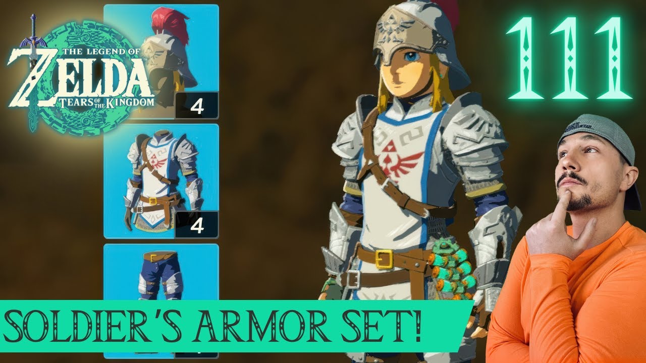 The Complete Soldiers Armor Set Hidden Under Hyrule Castle totk - YouTube