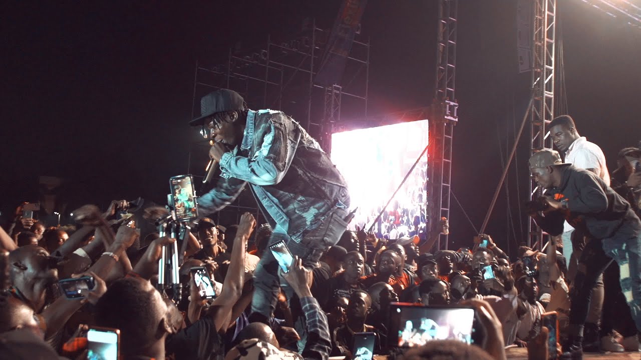 Alien Skin & Champion Gudo performing at Clever J's concert Lugogo KCC ...