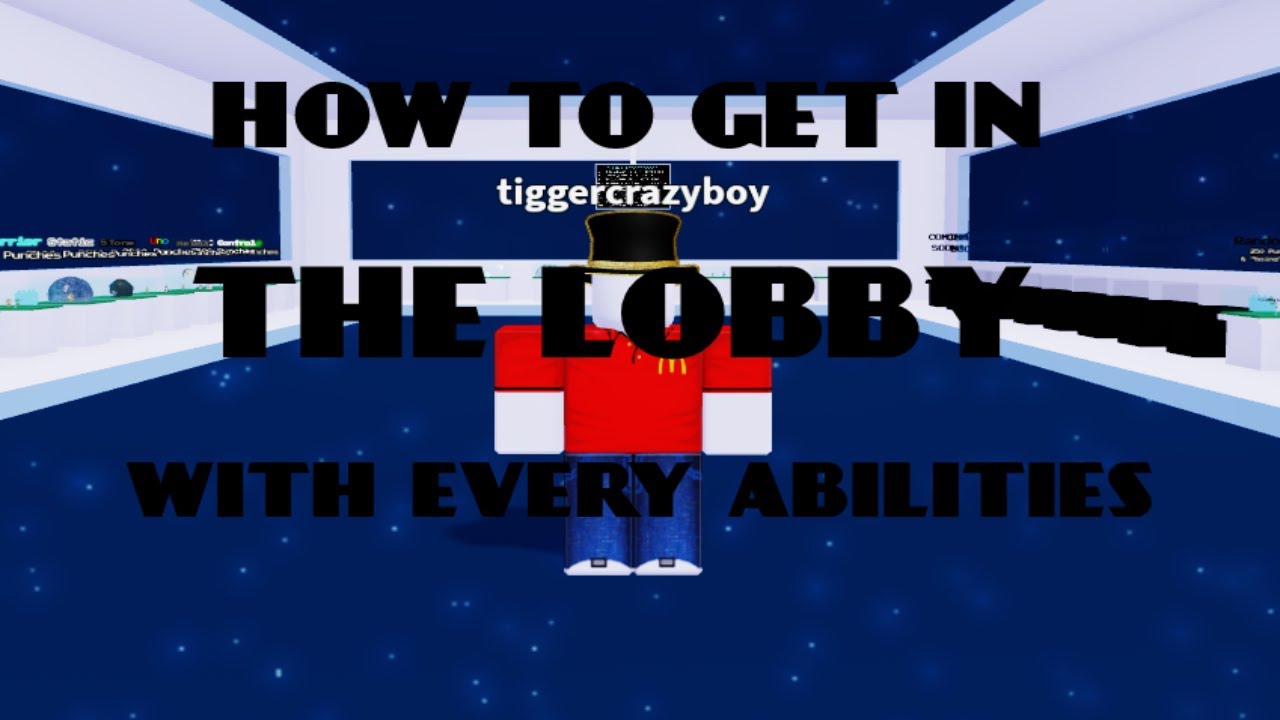 Roblox Ability Wars : How to get in the Lobby with every Abilities ...