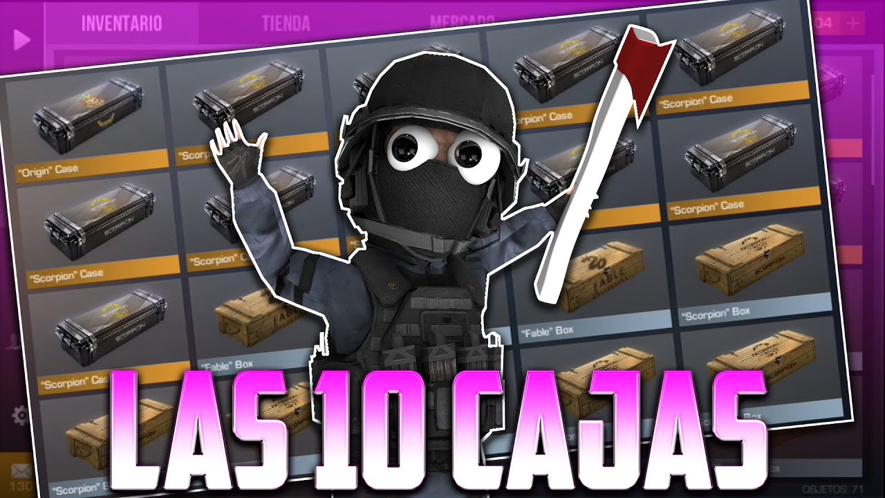 EL RETO DE LAS 10 CAJAS pero en STANDOFF 2! Agustin 736 VS SkulliNS ...