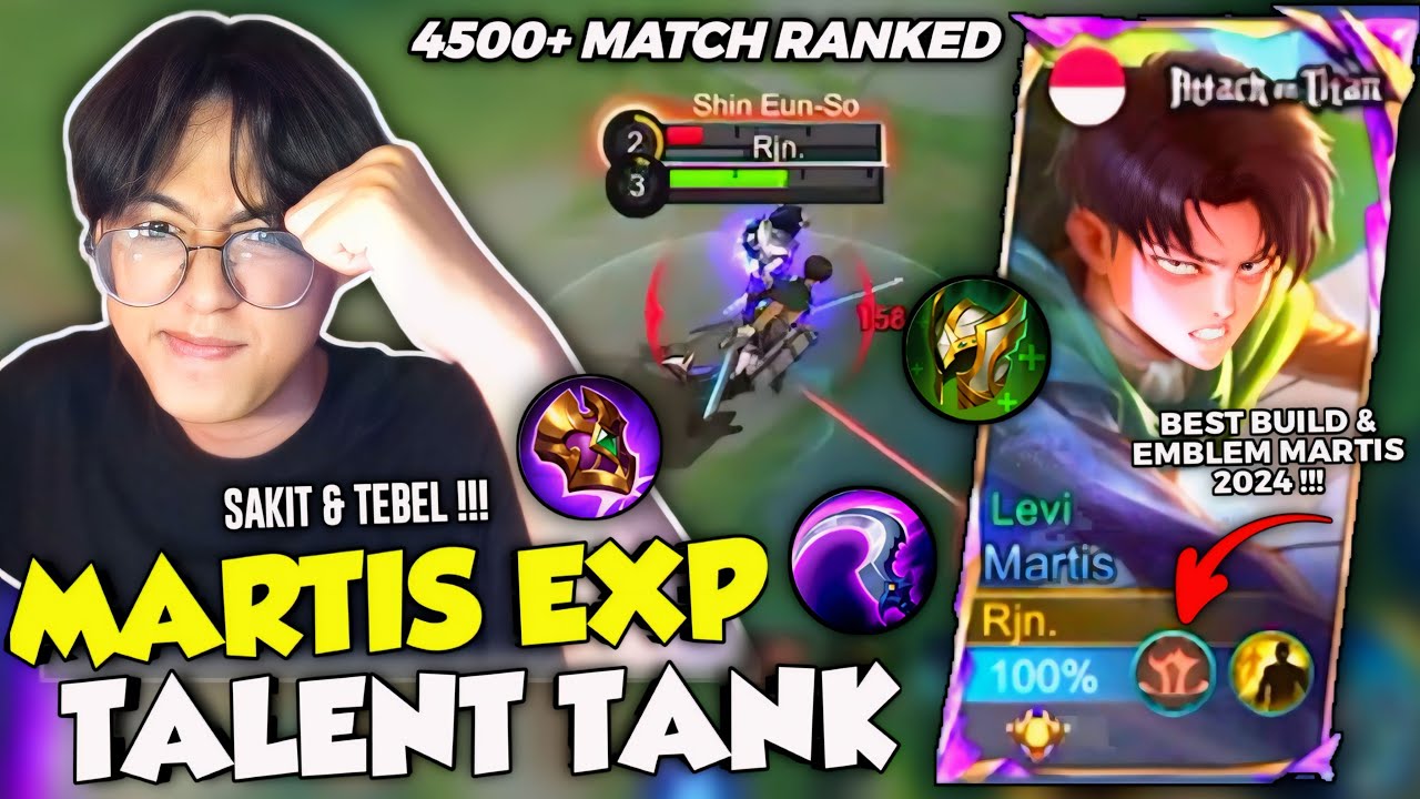 MARTIS EXP EMBLEM TANK! TAPI DAMAGE NYA TETEP SAKIT & TEBAL! | EX TOP ...