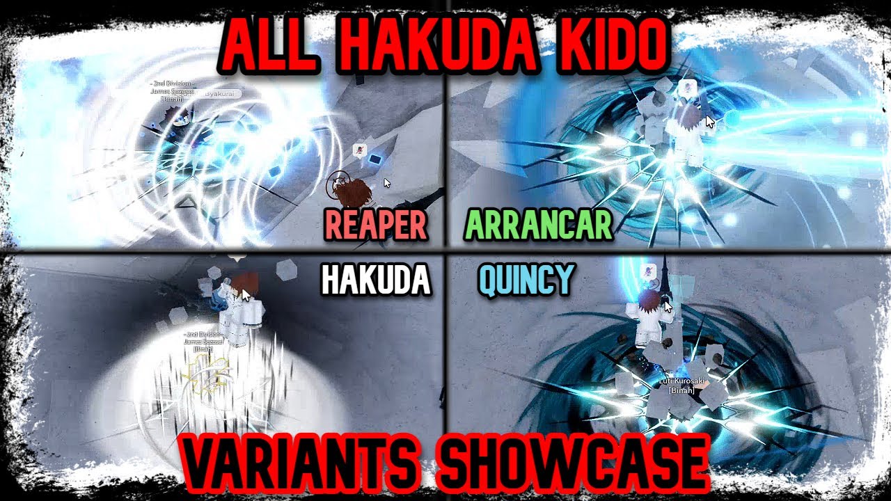 TYPE SOUL | ALL HAKUDA KIDO MOVE VARIANTS SHOWCASE [All Races] - YouTube