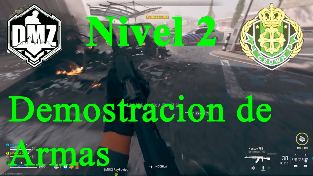 DMZ | Crown | Nivel 2 | T04 | Demostracion de Armas - YouTube