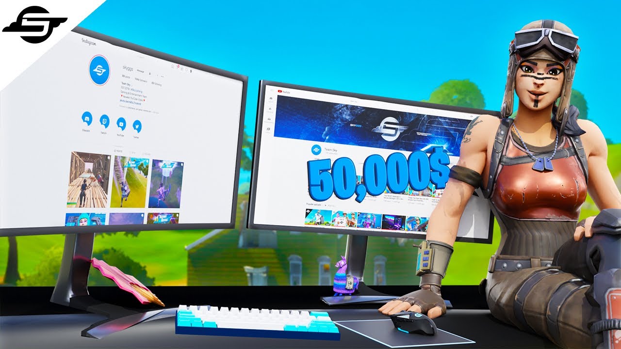 Team Sky Gaming Setup Tours! ($100,000) - YouTube