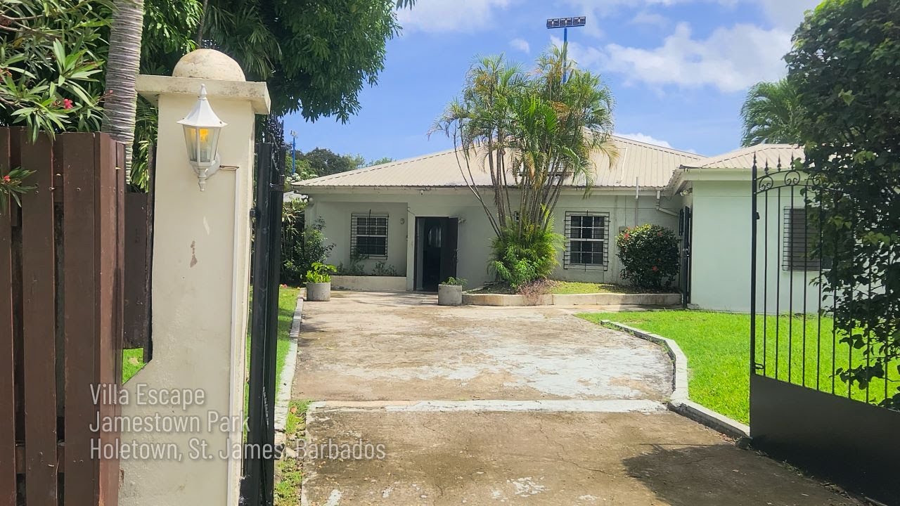 Escape Villa Barbados, Holetown, Platinum coast. - YouTube