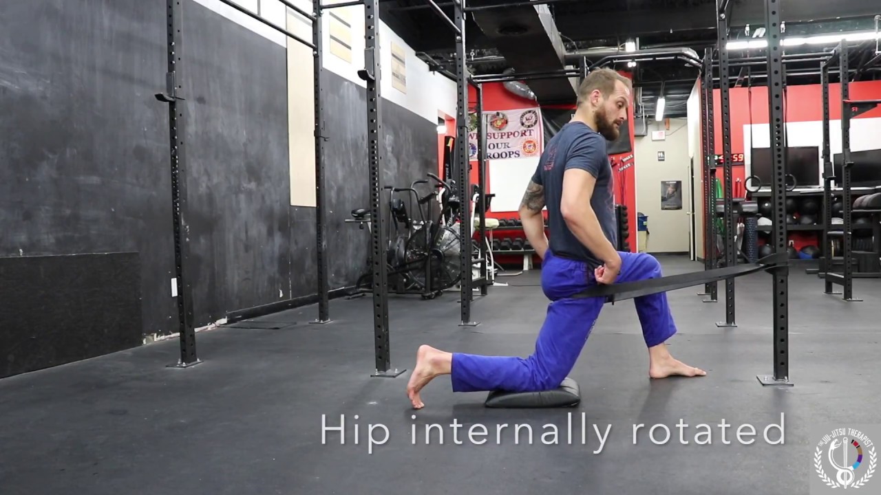 This banded hip mobilization will improve hip motion, decrease pain ...