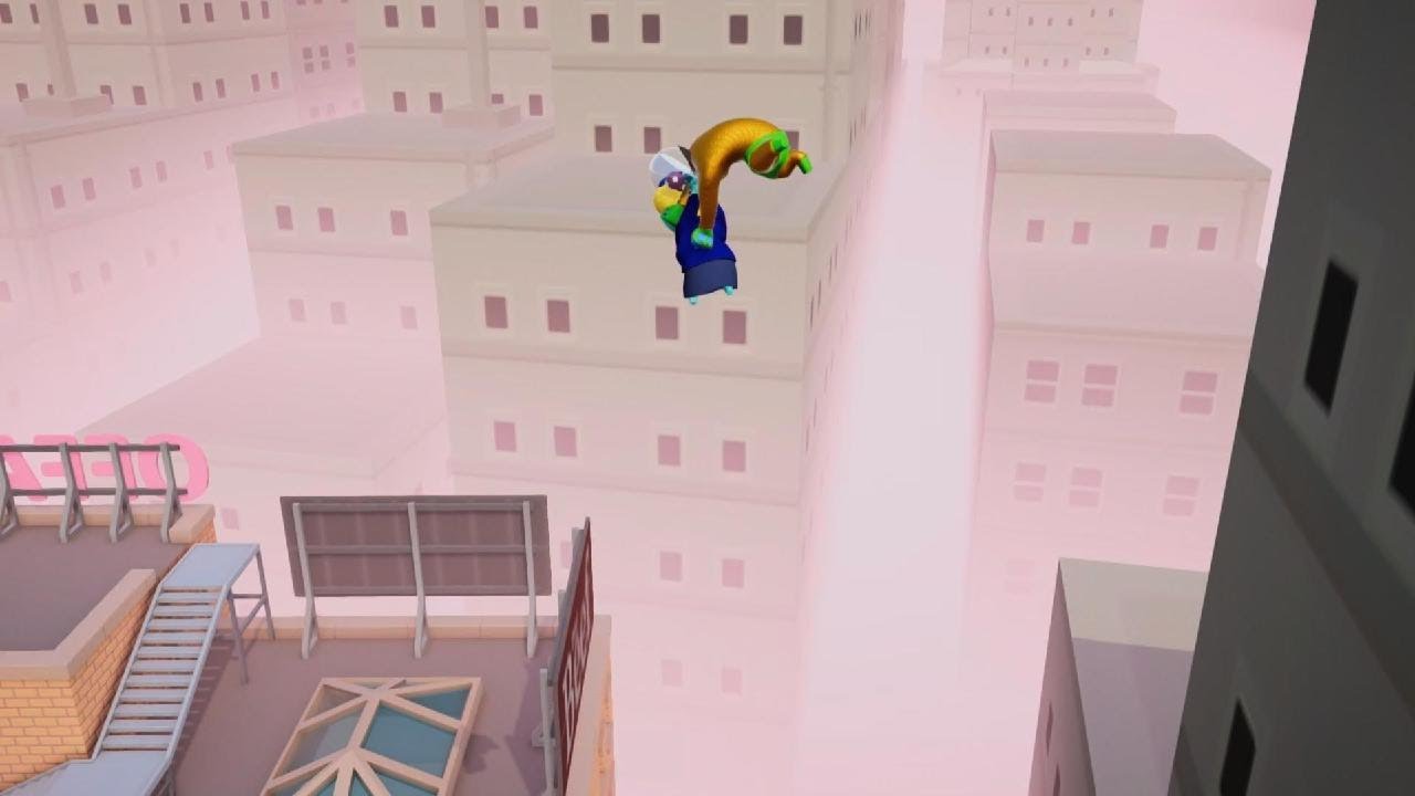 Gang Beasts fly on sky😂😂😂 - YouTube
