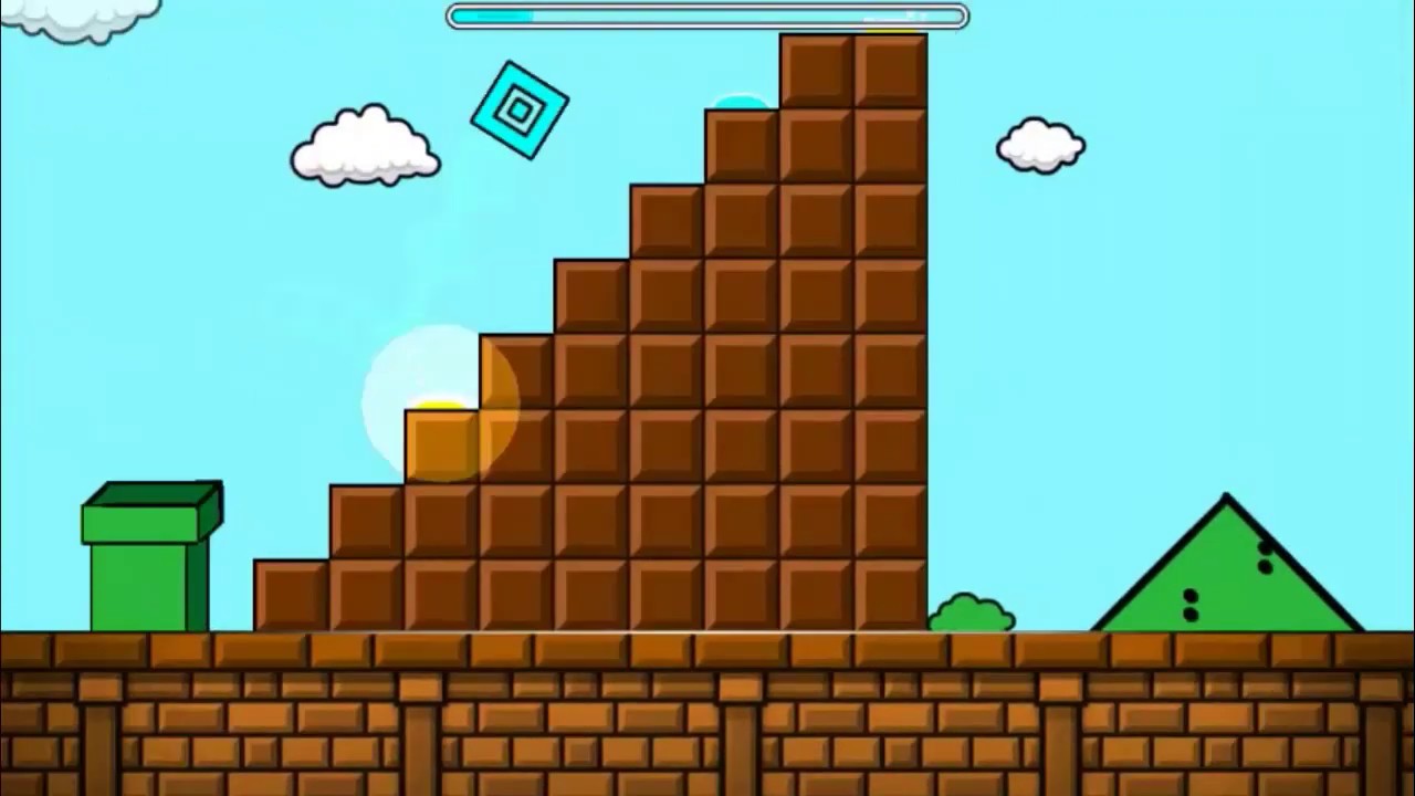 Geometry Dash Gameplay Online, Mario Bros. - YouTube