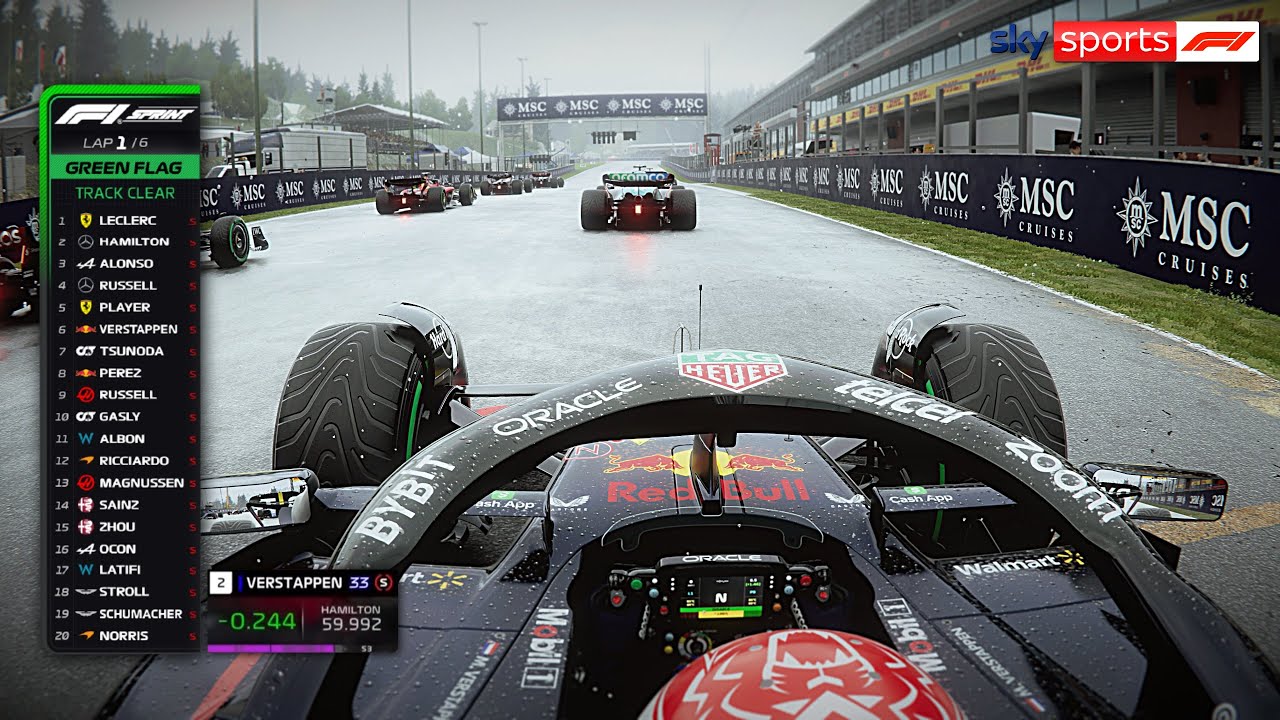 The New F1® 23 Real Life TV Graphics Mod Looks AMAZING!? Ray Tracing F1 ...