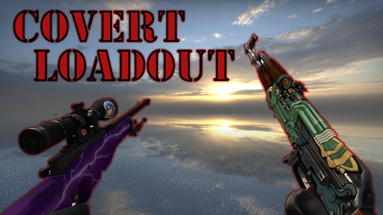 CSGO: COVERT RARITY LOADOUT (RED RARITY) - YouTube