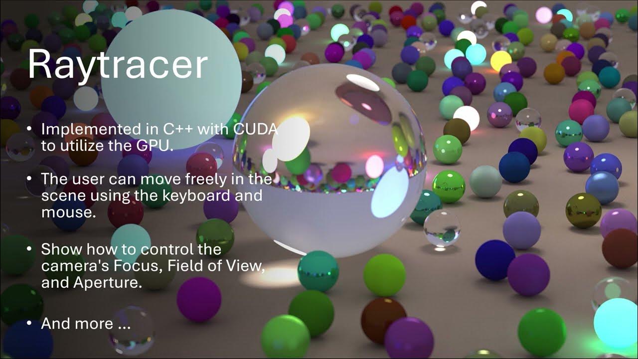 Raytracer Renderer: Real-Time path tracer in C++ and CUDA - YouTube