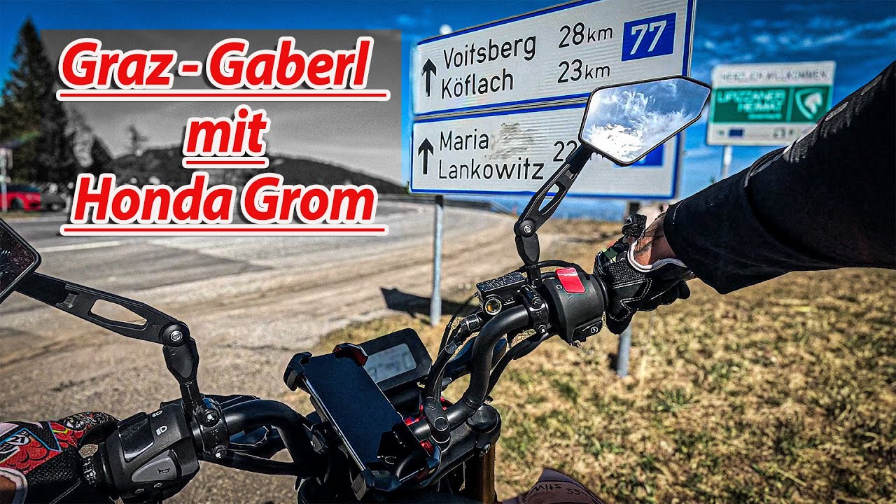 Vlog#11 Graz - Gaberl w/ Honda Grom + ViewingParty - YouTube