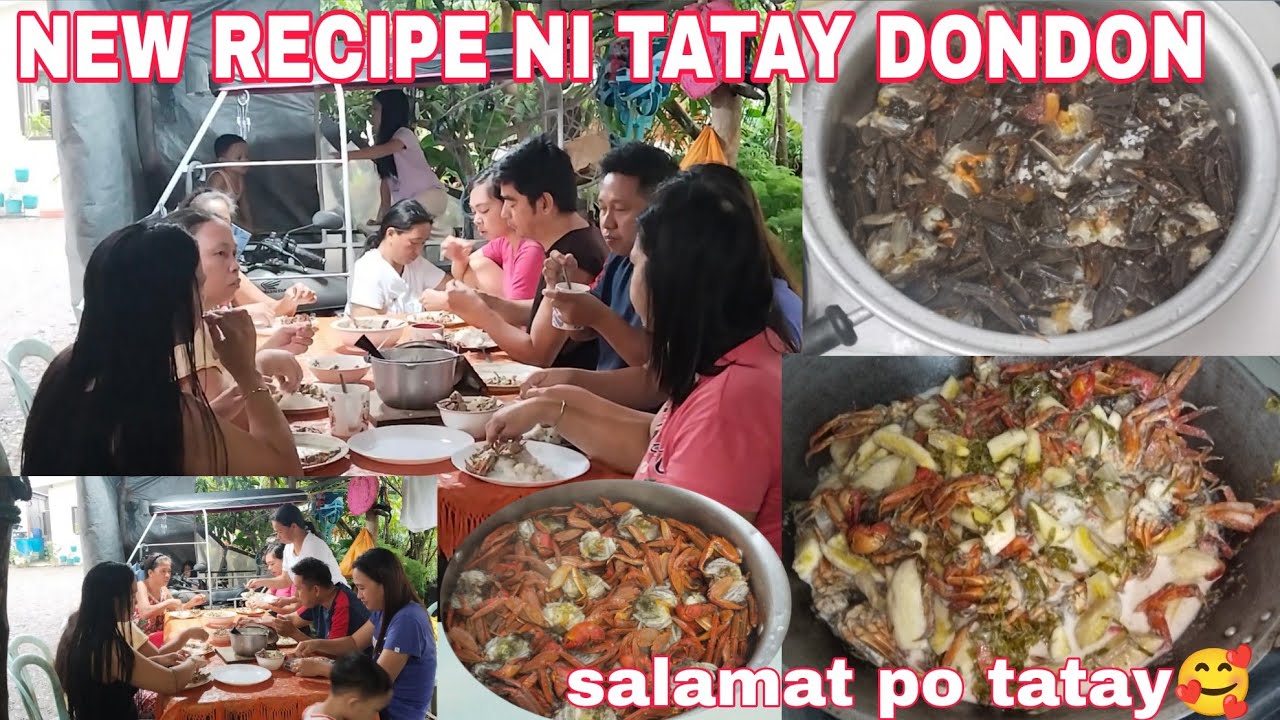 BAGONG RECIPE NI TATAY DONDON/ TINUMOK NA TALANGKA O GINATAANG TALAGANG ...