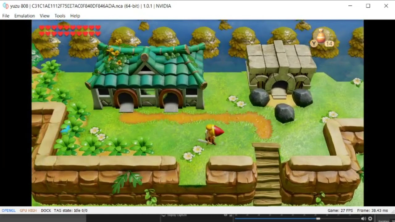 Link's Awakening remake - Koholint Sword early in Yuzu - YouTube