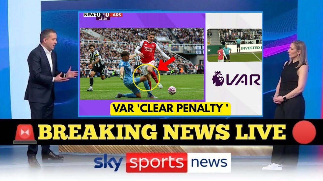 VAR ROBBERY AGAINST ARSENAL! CLEAR PENALTY OVERTURNED IN SHOCKING ...