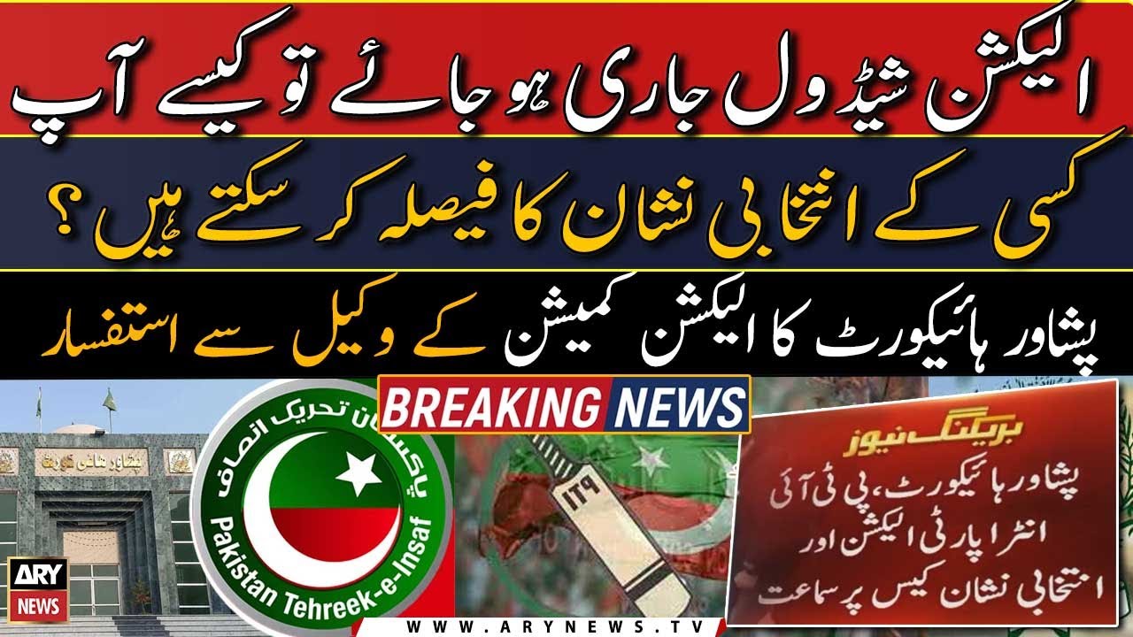 PTI Intra Party Elections & Bat Symbol Case: PHC ka ECP wakeel se ...