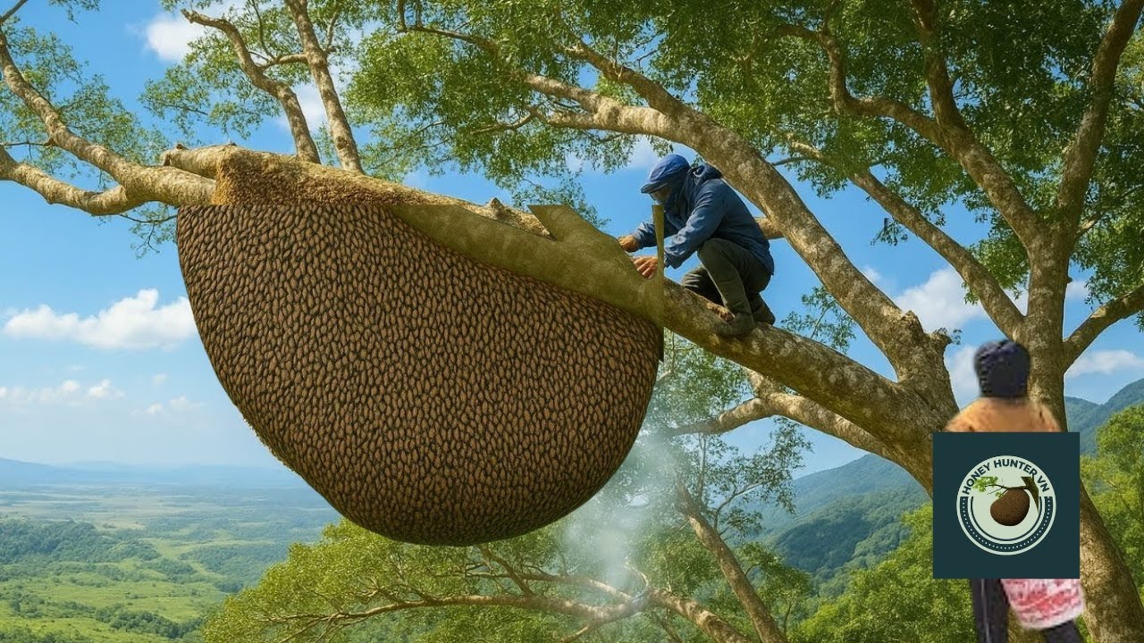 Tree Climbing - Adventure - Catching Bees In The Forest - Wild - YouTube