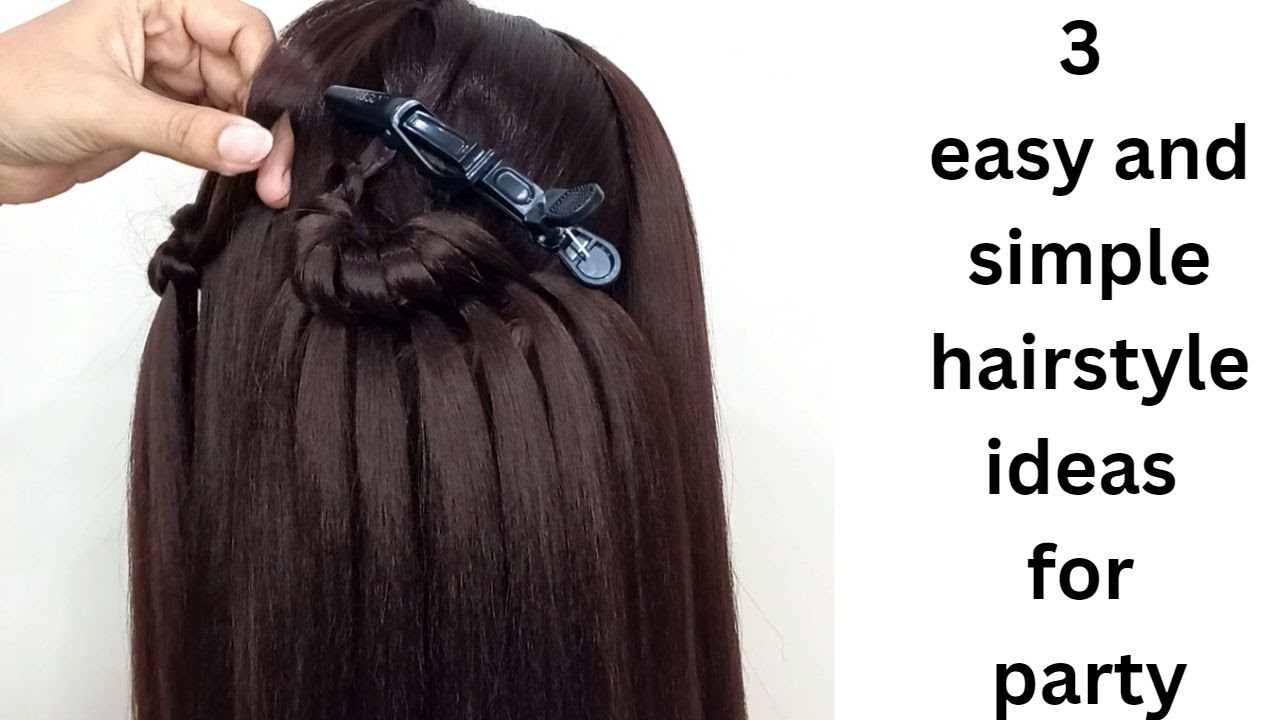 3 Quick Hairstyle Ideas: Instant Glamour for Busy Days! - YouTube