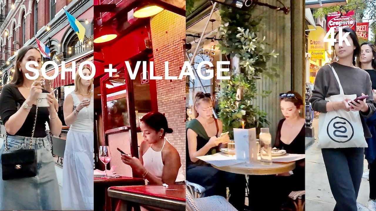 Soho + Greenwich Village, Bars : Restaurants, Sunset - Evening ...