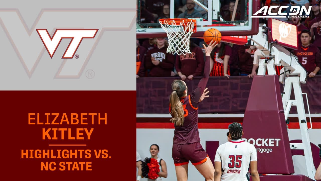 Virginia Tech Elizabeth Kitley Leads The Hokies To A Top 10 Win - YouTube