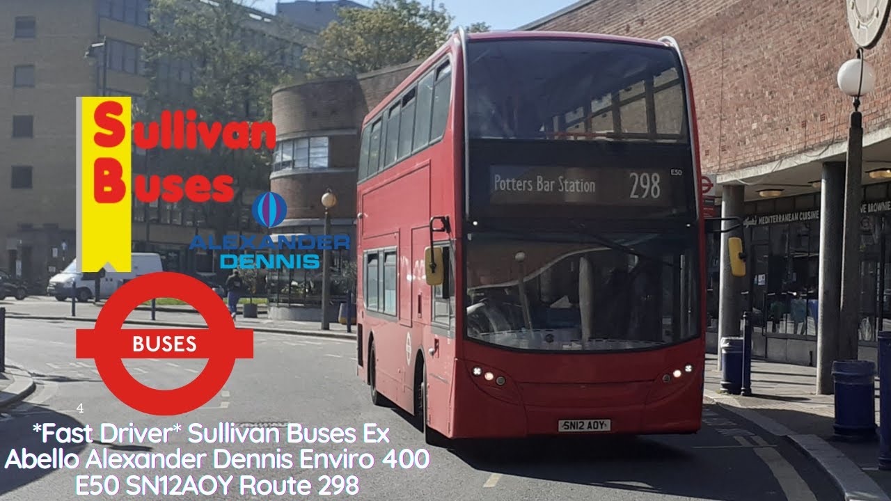 Journey Onboard Sullivan Buses Alexander Dennis Enviro 400 SN12AOY E50 ...