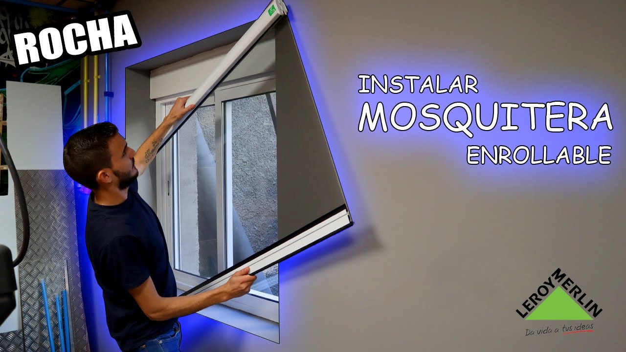 Como Instalar una mosquitera enrollable - YouTube
