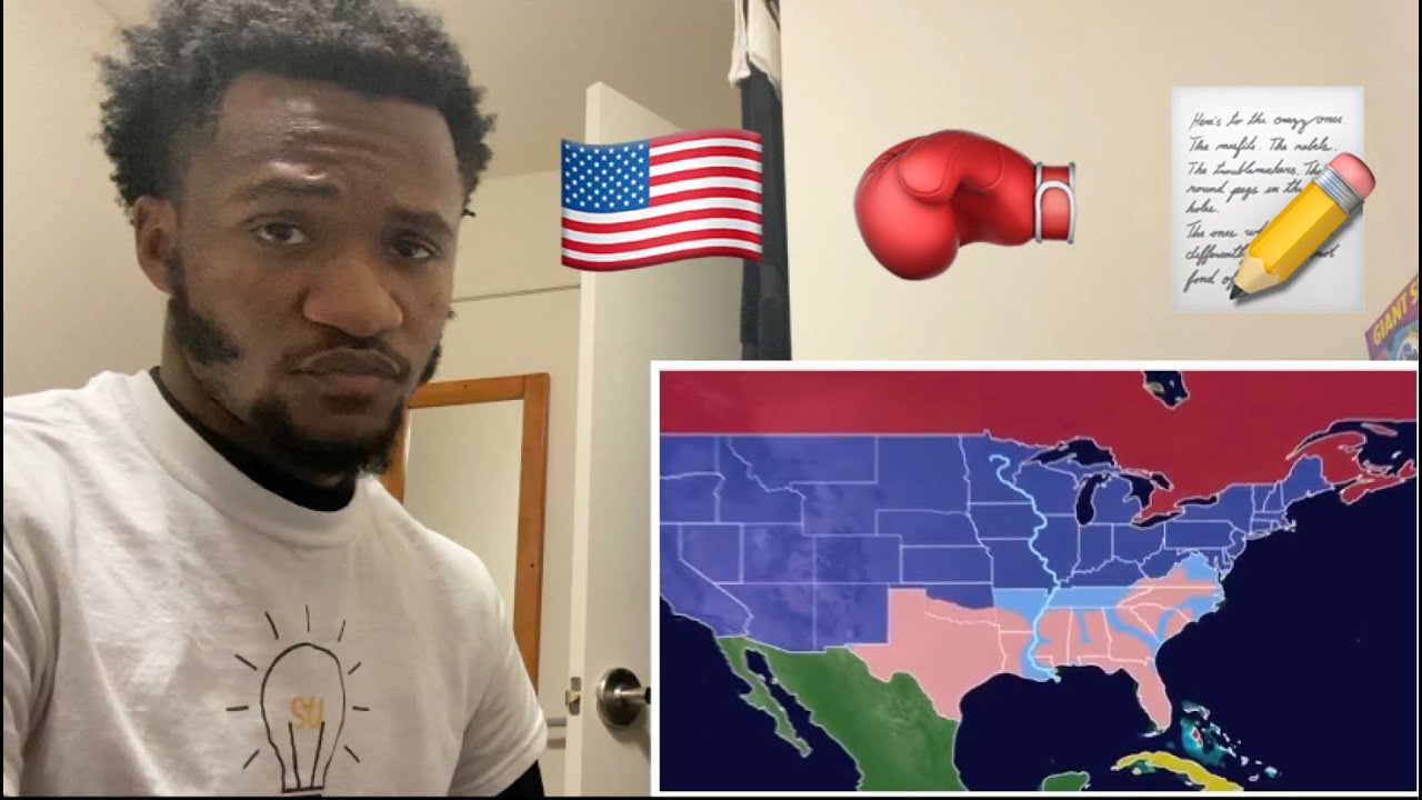 Oversimplified American Civil War part 2 REACTION - YouTube